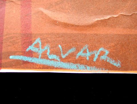 ALVAR SUNOL ALVAR Signed Litho Spanish Art