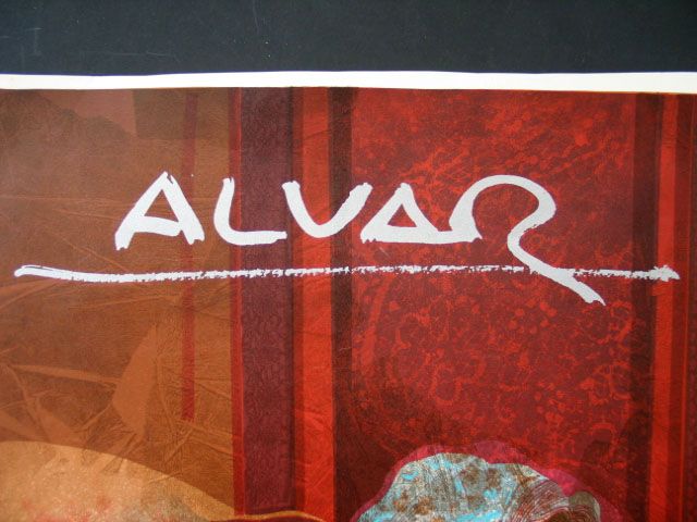 ALVAR SUNOL ALVAR Signed Litho Spanish Art