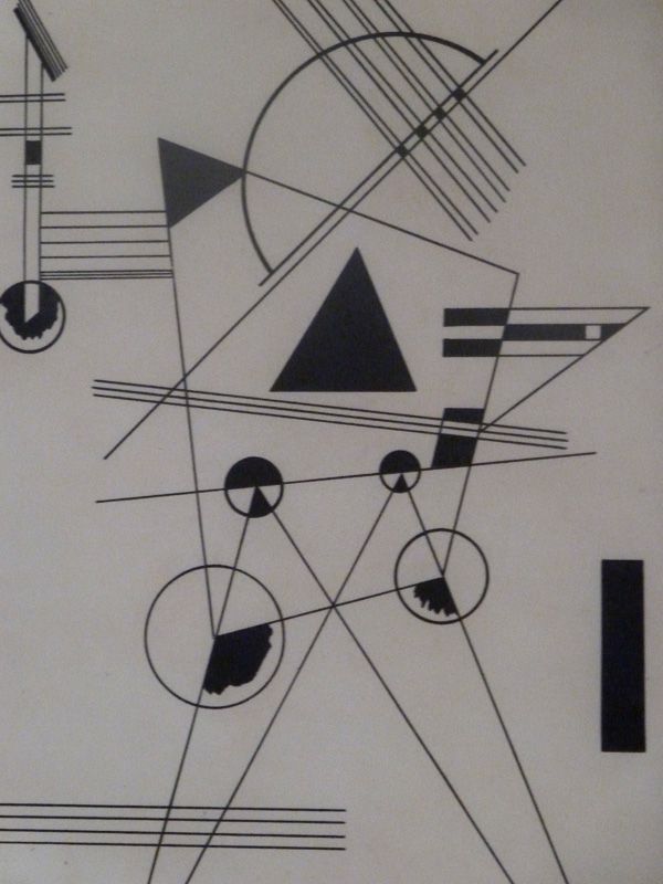 KANDINSKY WASSILY KANDINSKY Hand Signed Lithograph