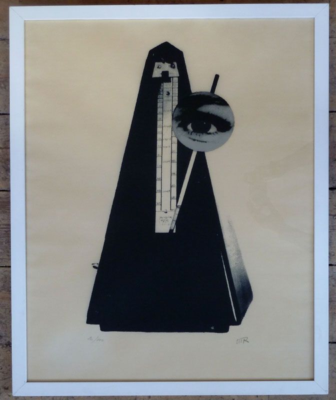 MAN RAY MAN RAY Hand Signed Screenprint 1970 American DADA
