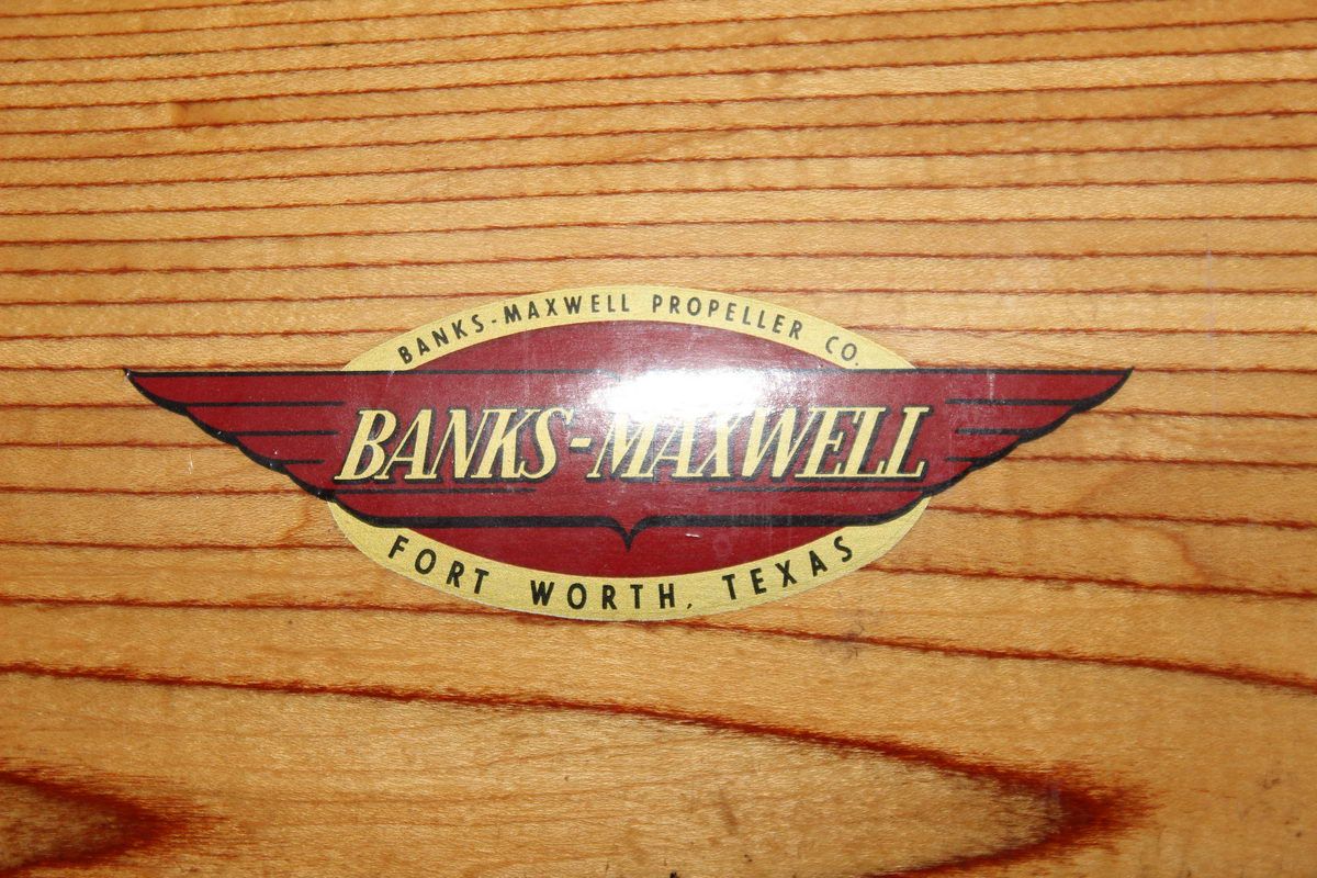 BANKS MAXWELL PROPELLER 72"