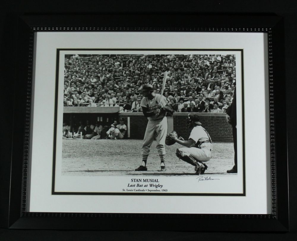 Stan Musial Cardinals 16x20 Custom Framed Display Signed by ...