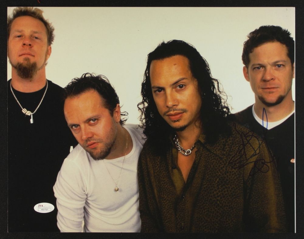Jason Newsted Signed Metallica 11x14 Photo (JSA COA)