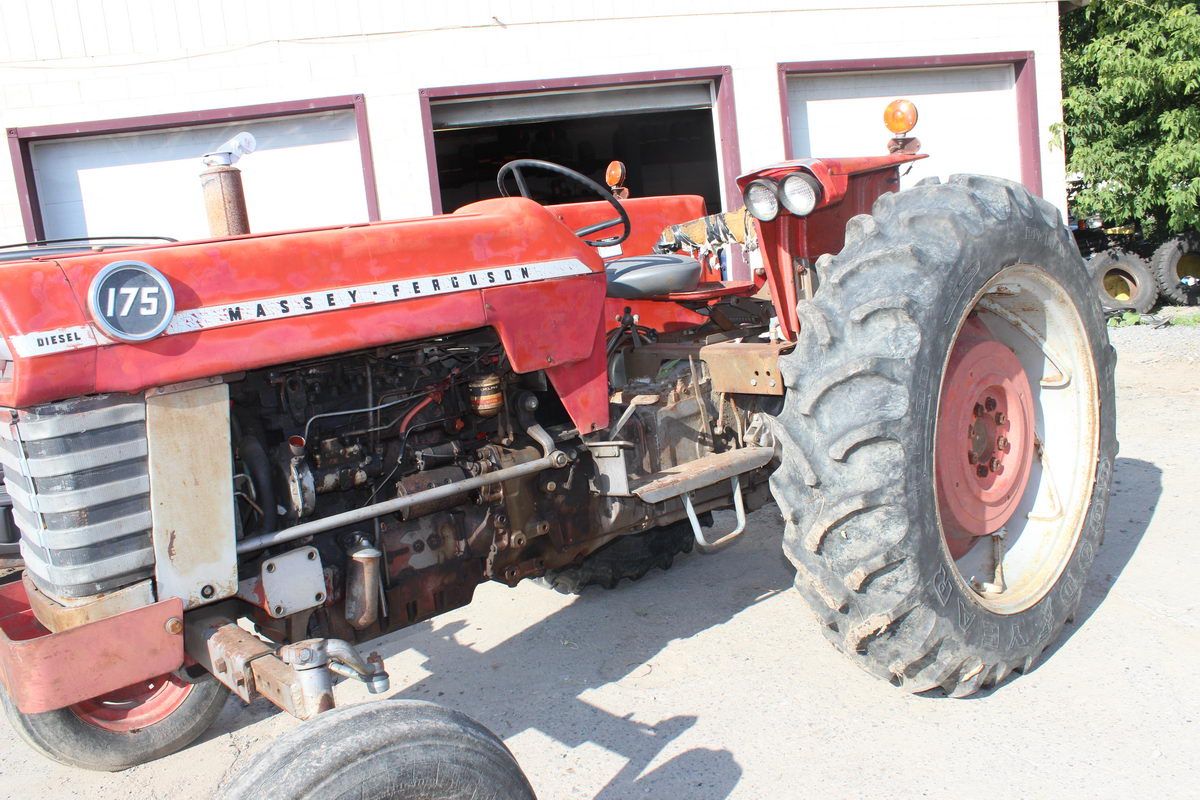 MASSEY FERGUSON 175 DIESEL - MADE BETWEEN 1964 - 1972 - RUNS GREAT ...