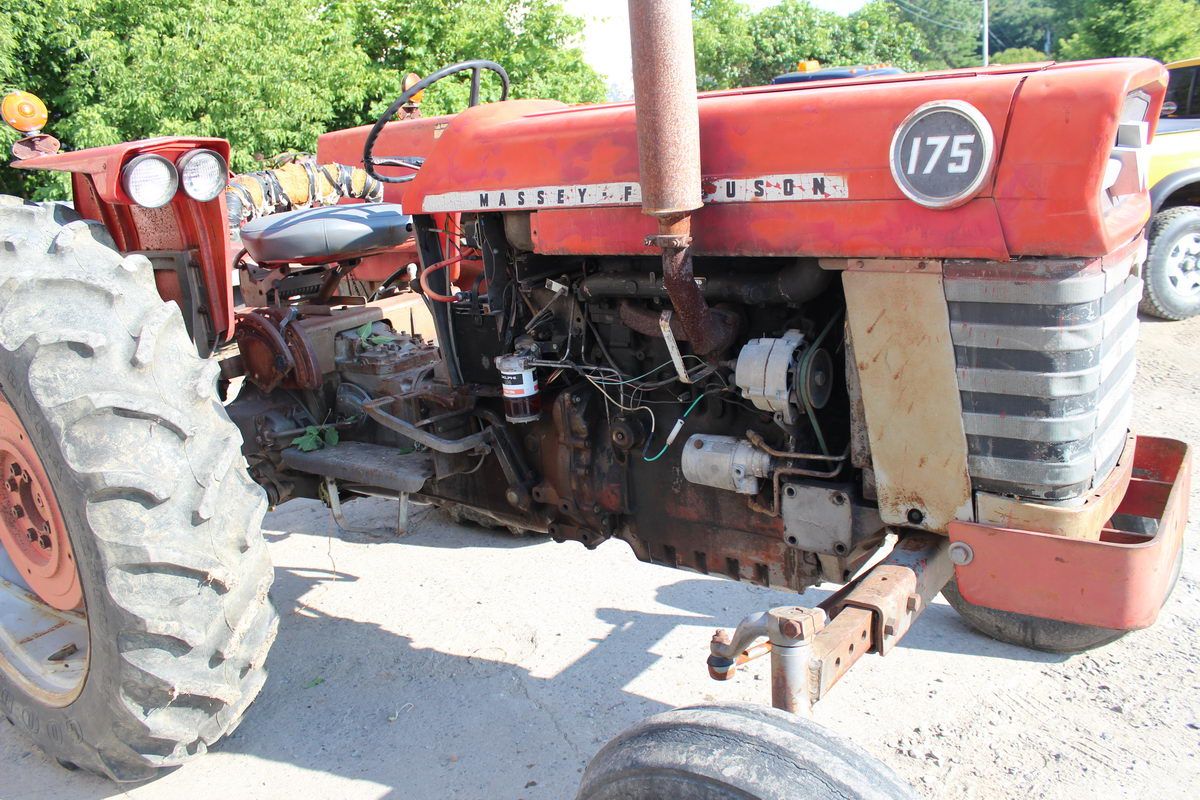 MASSEY FERGUSON 175 DIESEL - MADE BETWEEN 1964 - 1972 - RUNS GREAT ...