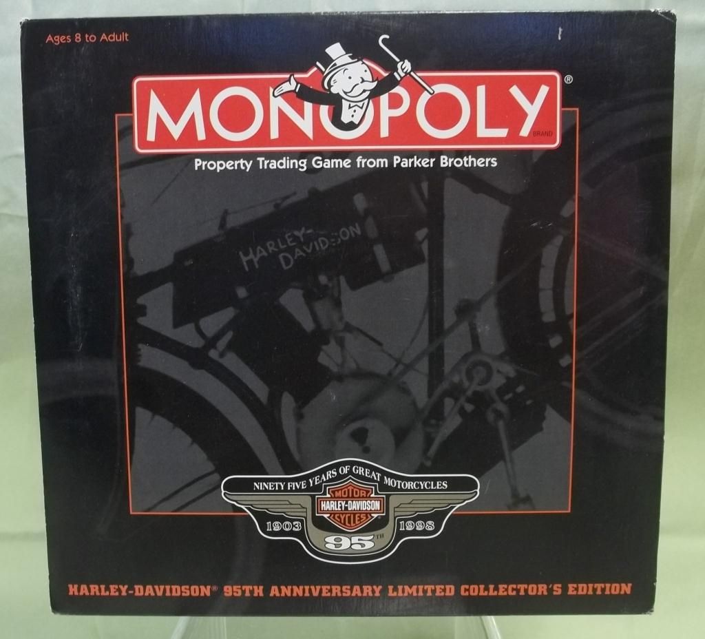 NIB 95th Anniversary Harley Davidson Monopoly Game