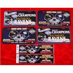 Baltimore Ravens License Plates & Bumper Stickers