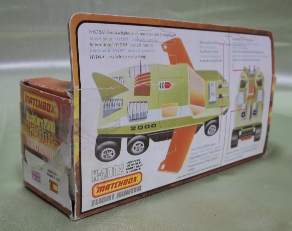 Matchbox Adventure 200 K-2002 Flight Hunter w/Box