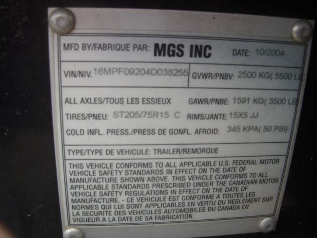 2004 Airman Power Pro 45 T/A Towable Generator