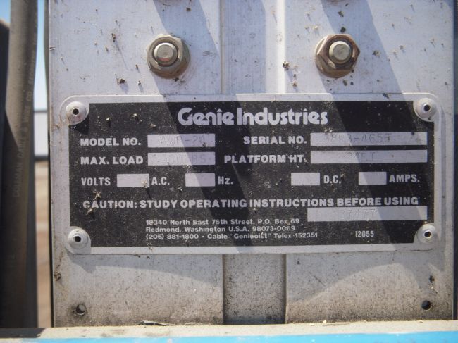 Genie AWP 24 Aerial Manlift Platform