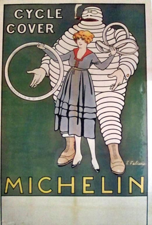 Vintage Michelin Tire Poster
