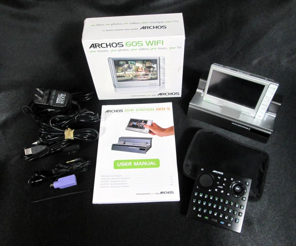 Archos 605 WIFI System With DVR Station