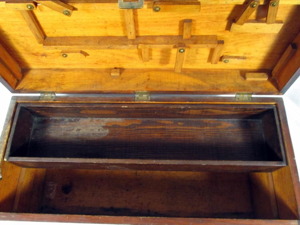 Beautiful Antique Wood Carpenter's Box