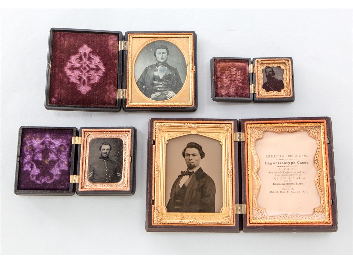 Lot of Four (4) 19th Century Tintypes, Ambrotypes and Daguerrotypes