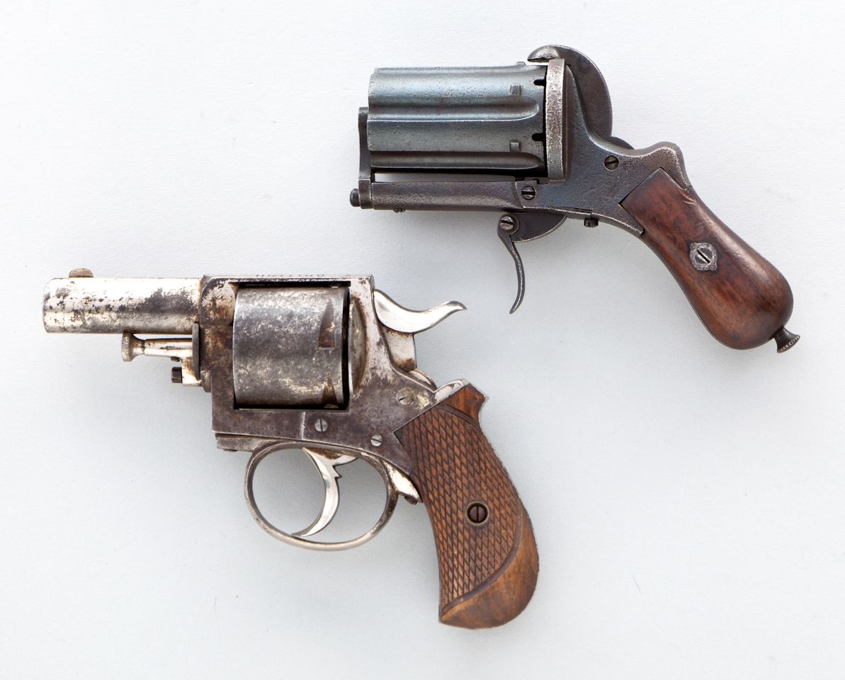Lot of 2 Late 19th Century Belgian Revolvers