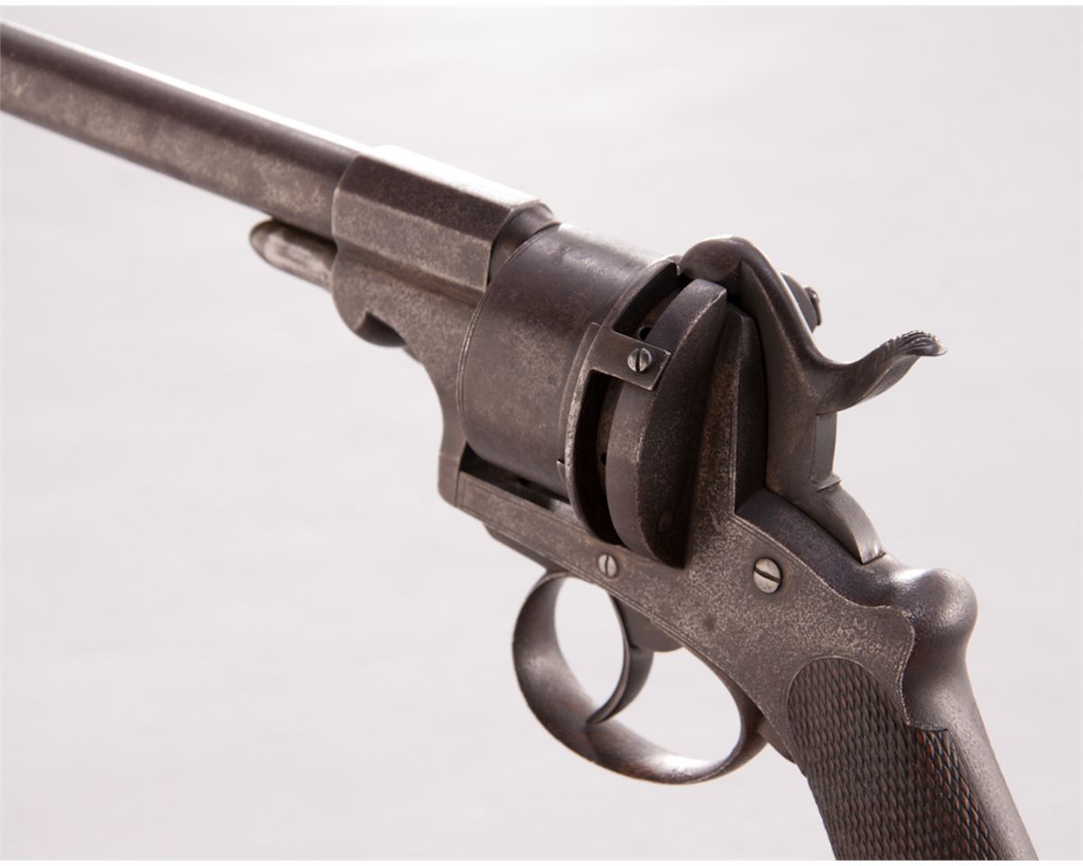 Lot of 3 Belgian Pinfire Revolvers