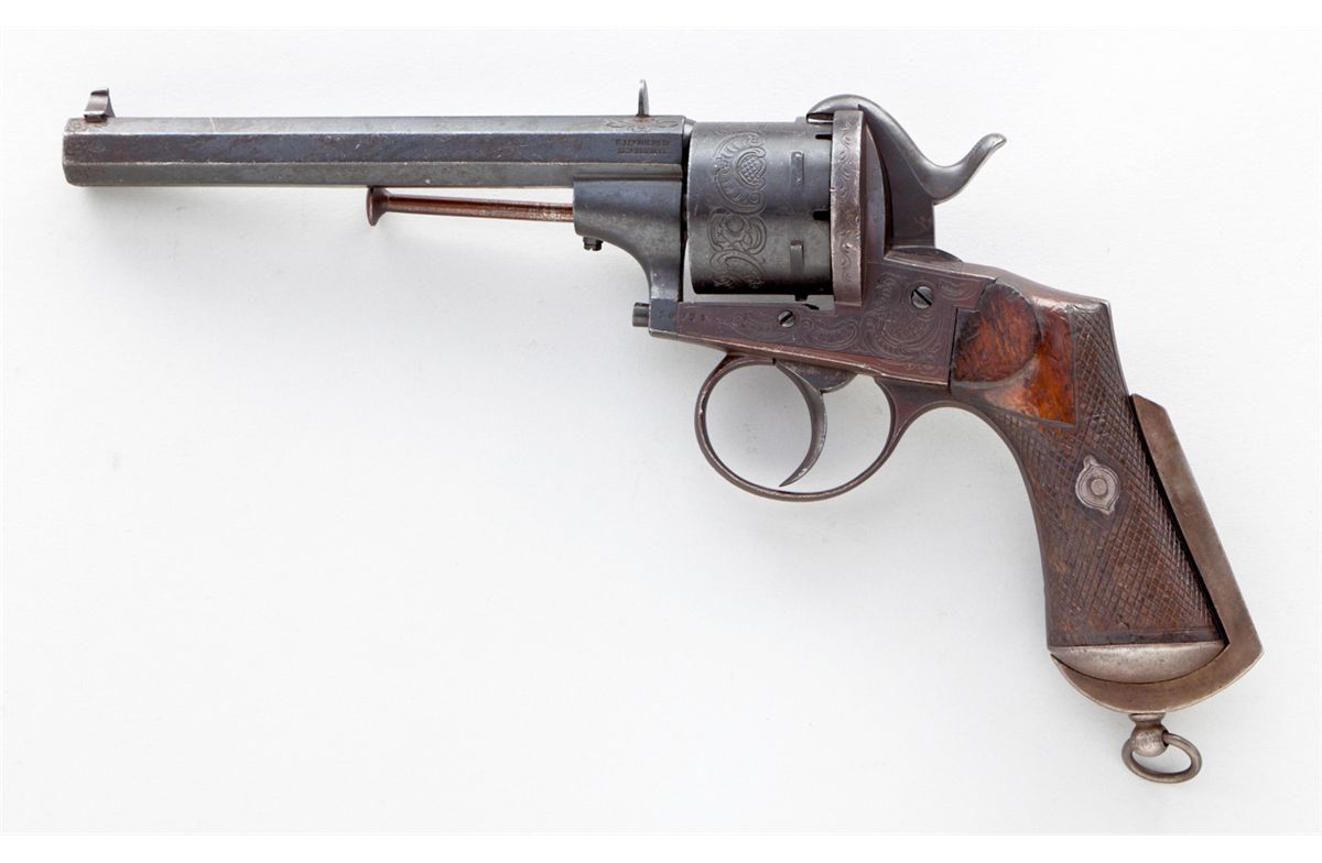 LeFaucheux Brevete Double Action Pinfire Revolver