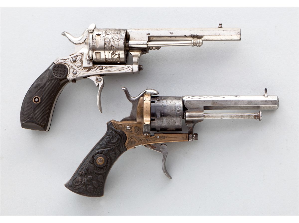Lot of 2 Belgian Revolvers