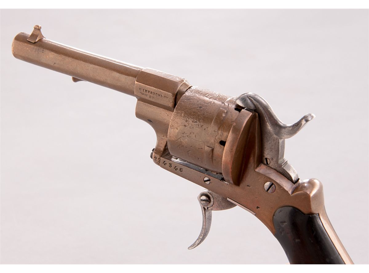 Lot of 3 LeFaucheux Pinfire Revolvers