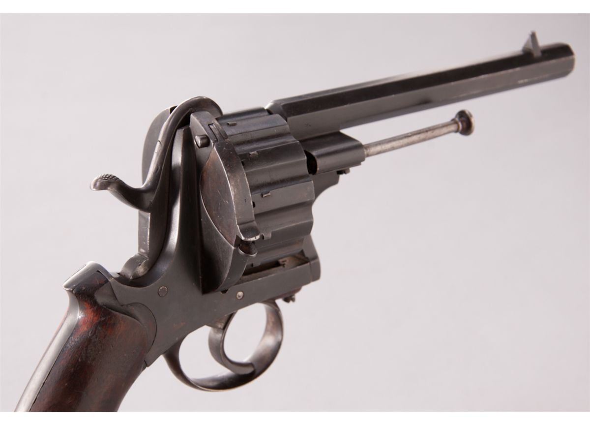 Large Frame LeFaucheux Pinfire Revolver