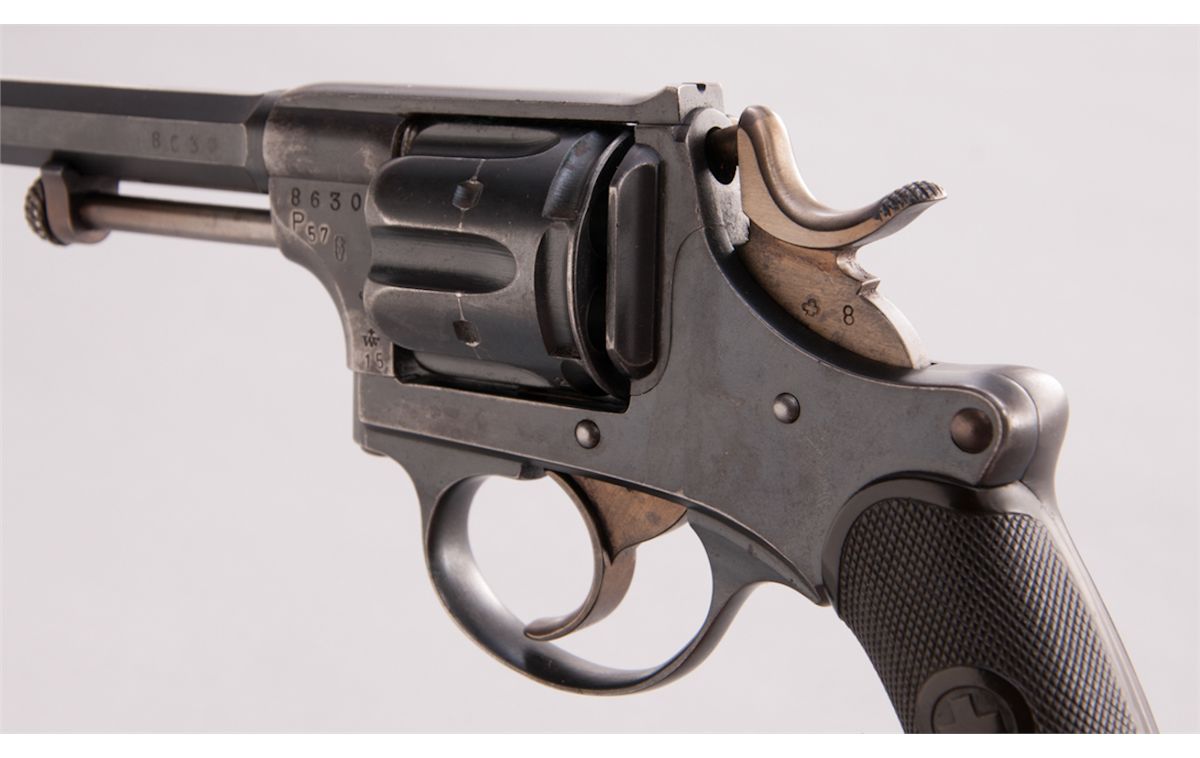 Swiss Model 1882 Double Action Revolver, w/Holster