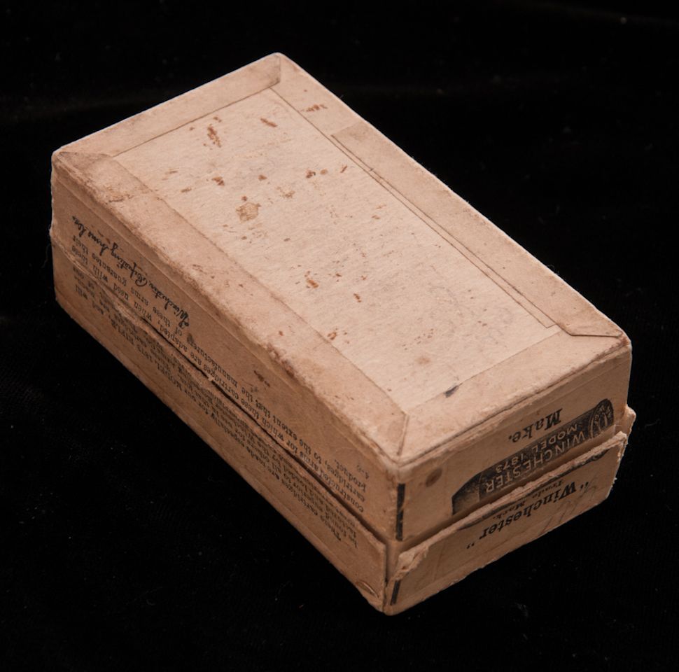 Very Early 20th Century Box of 50 Winchester .44-40 Cartridges