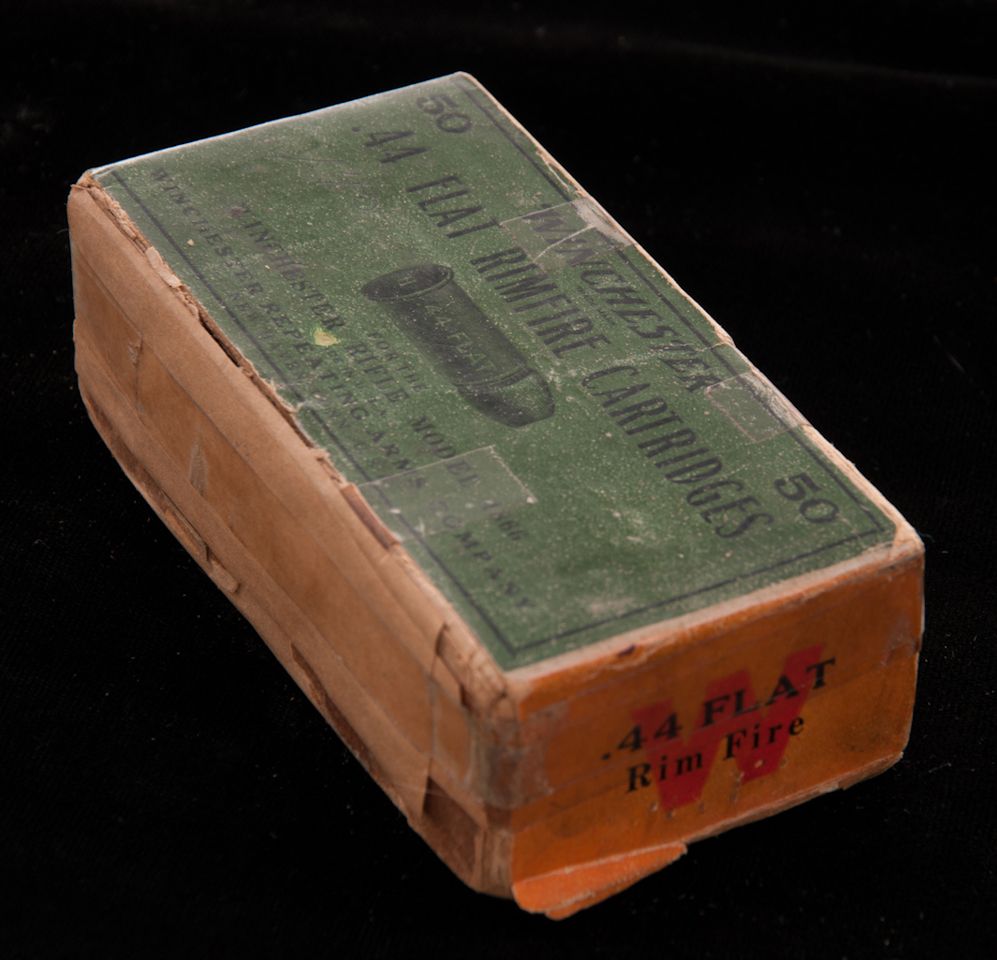 Early 1920s Two-Piece Box of .44 Flat Rimfire Cartridges