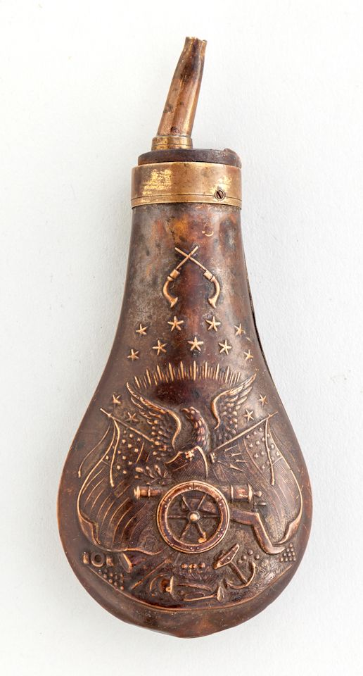 Colt Style ''Coat of Arms'' Flask