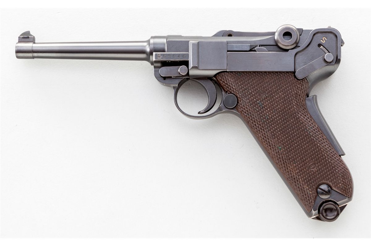 1929 Swiss Military Luger Semi-Automatic Pistol