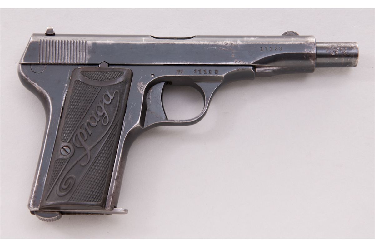 Nazi Proofed Praga Modell-21 Semi-Automatic Pistol