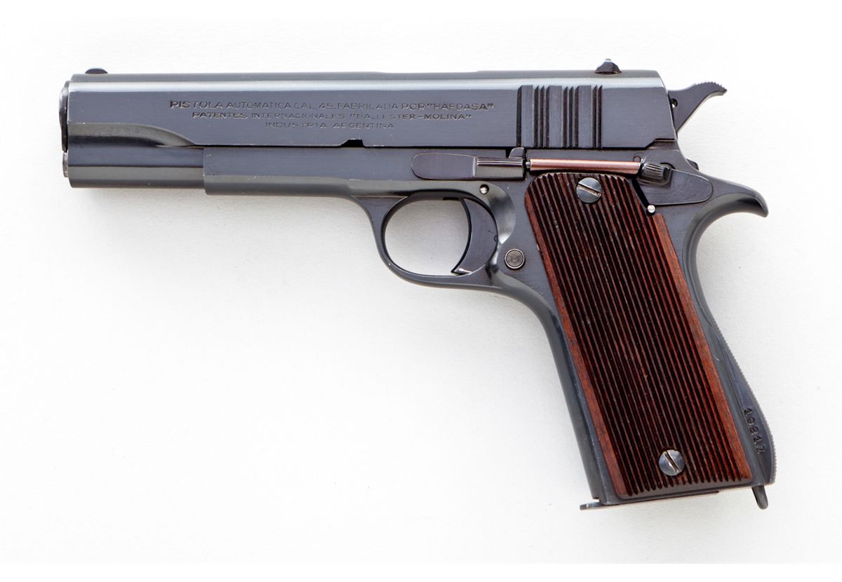 English Proofed Ballester-Molina Semi-Automatic Pistol