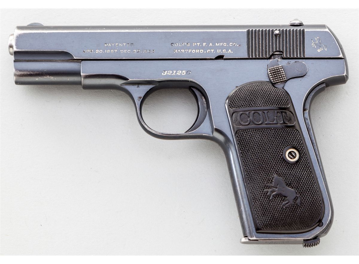 3rd Type Colt Model 1903 Hammerless Semi-Automatic Pistol