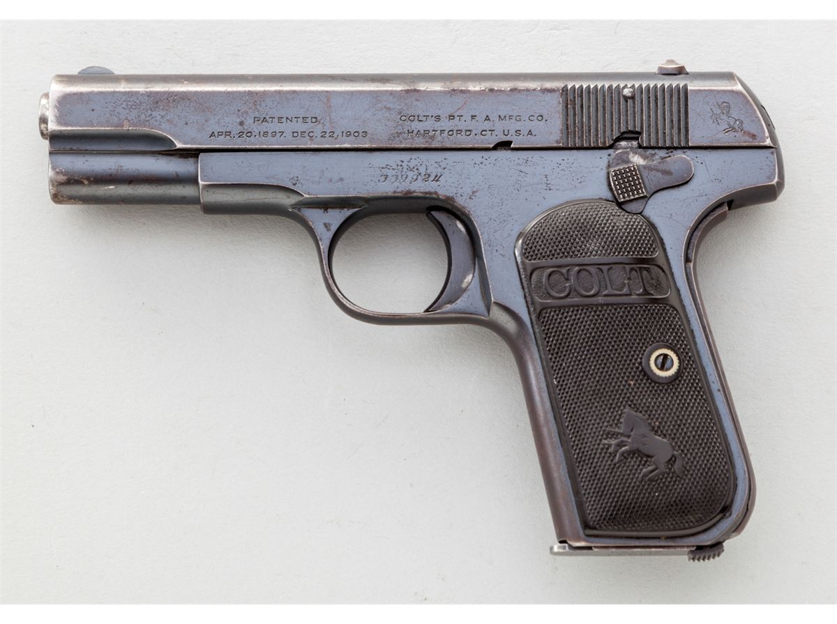 3rd Type Colt Model 1903 Pocket Hammerless Semi-Automatic Pistol