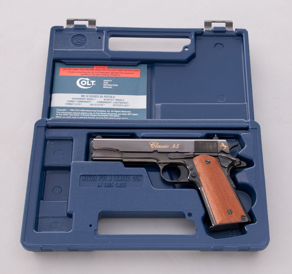 Colt Springfield Armory Classic .45 Commemorative Semi-Automatic Pistol