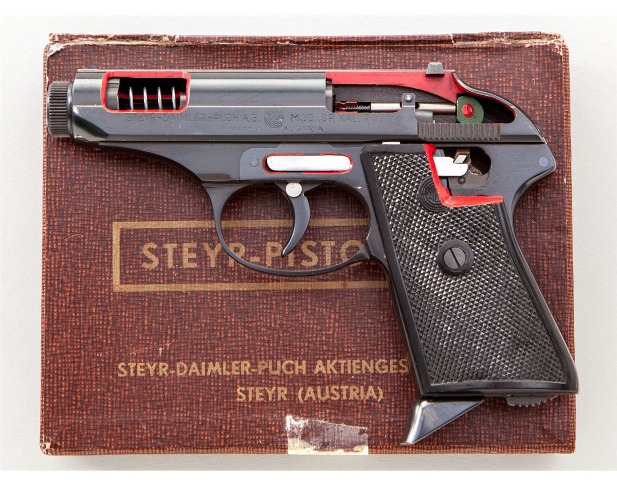 Factory Cutaway Steyr Model SP Semi-Automatic Pistol