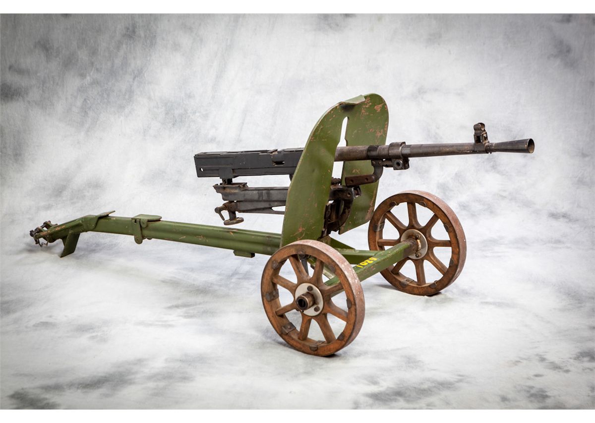 Demilled Soviet Goryunov SG43 Machine Gun