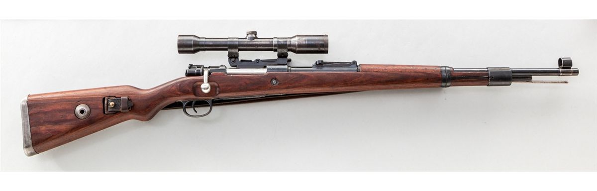 WWII German Long Slide-Rail Sniper 98k Rifle