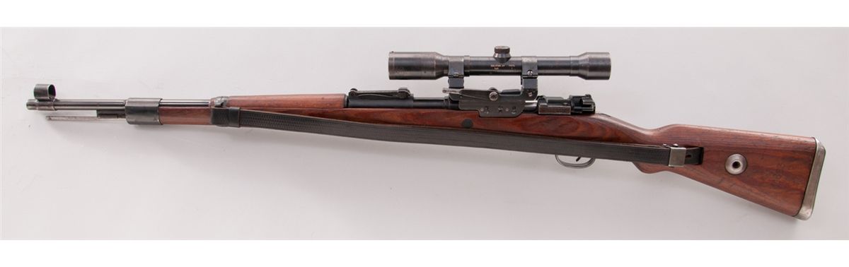 WWII German Long Slide-Rail Sniper 98k Rifle