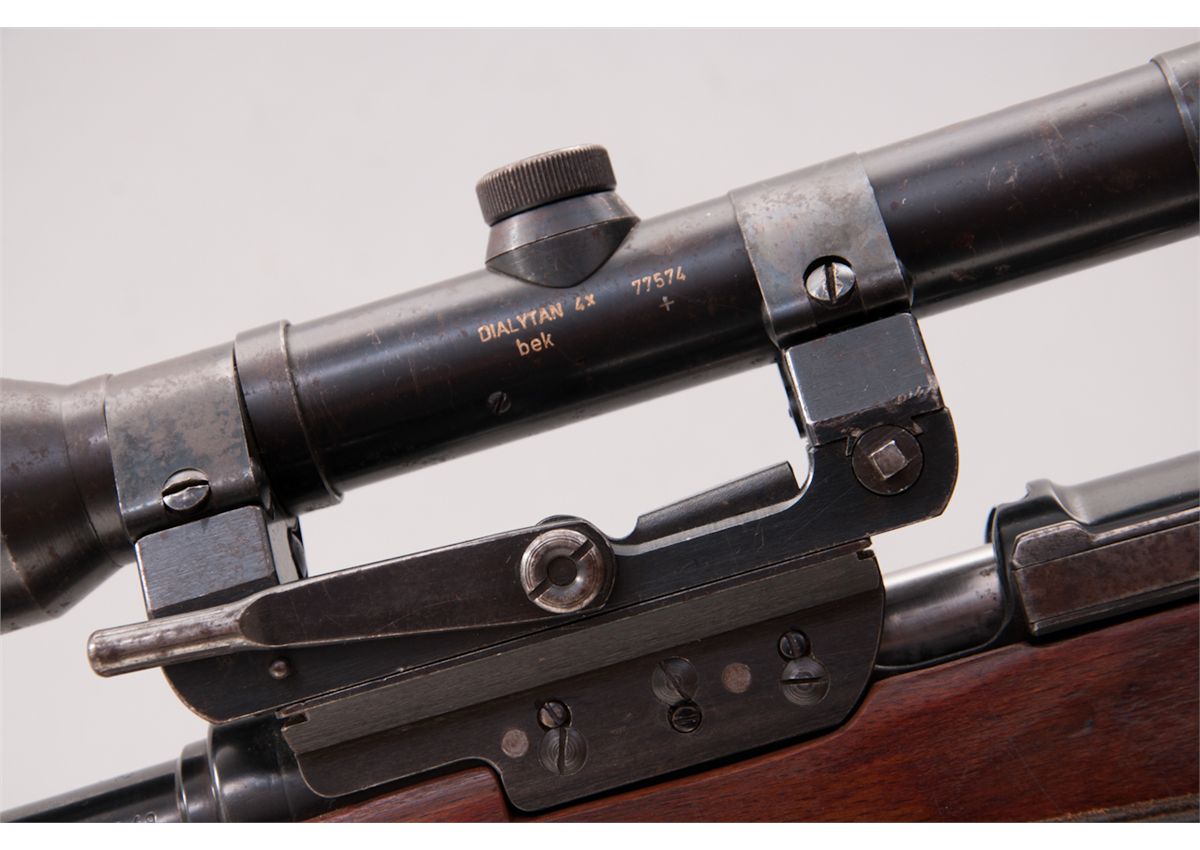WWII German Long Slide-Rail Sniper 98k Rifle