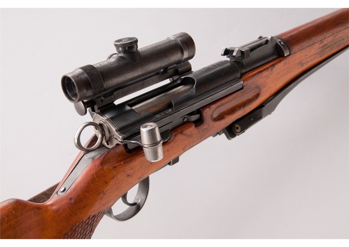 Swiss ZFKar 31/55 Straight-Pull Sniper Rifle