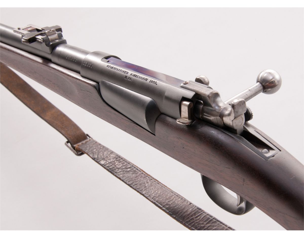 Danish Krag Jorgensen Model 1889 Bolt Action Rifle