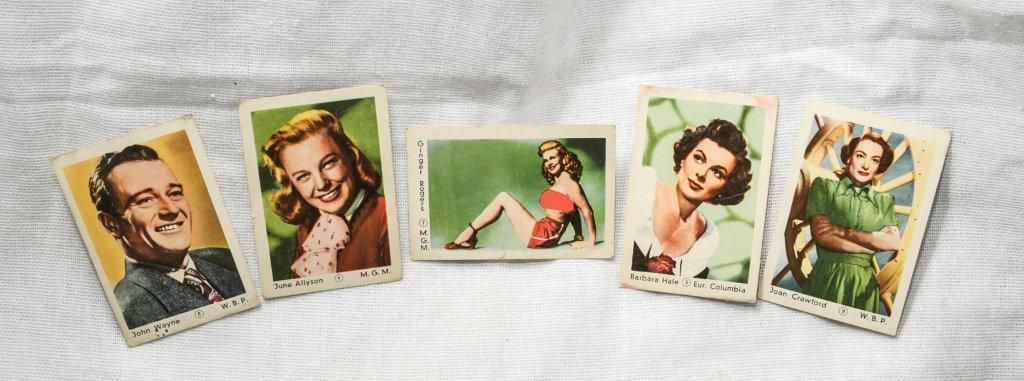 5 vintage dutch trading cards