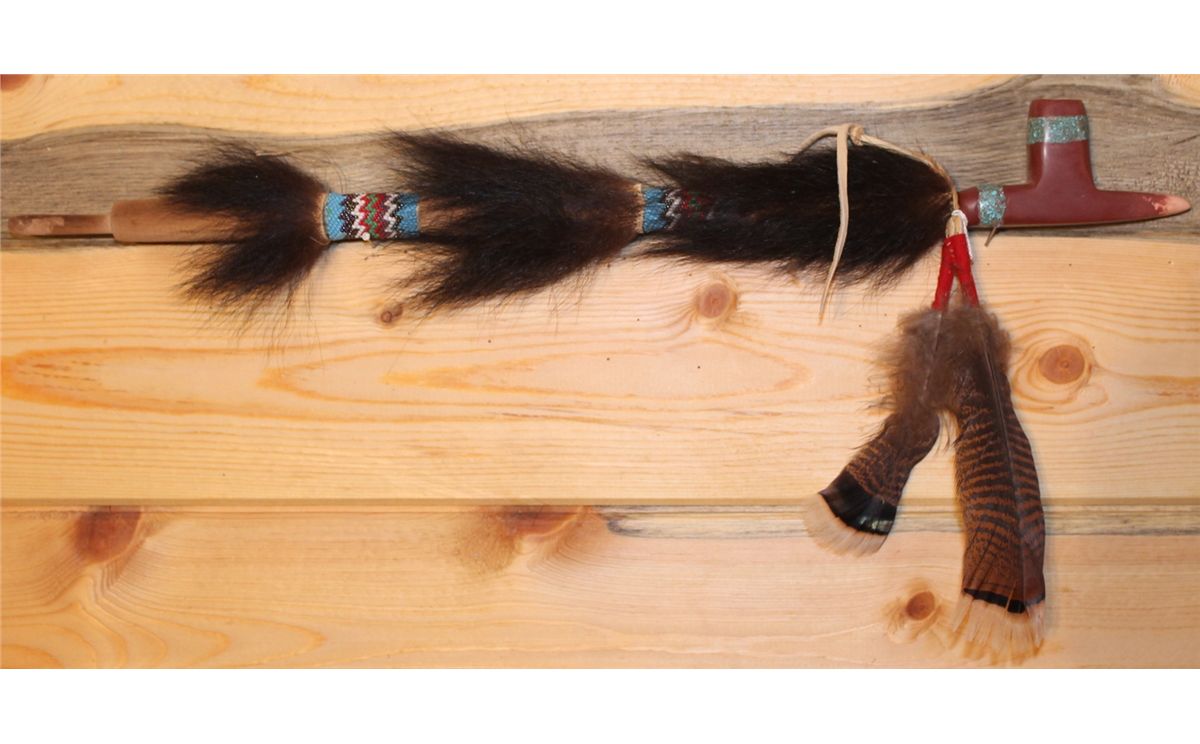 Northern Cheyenne peace pipe
