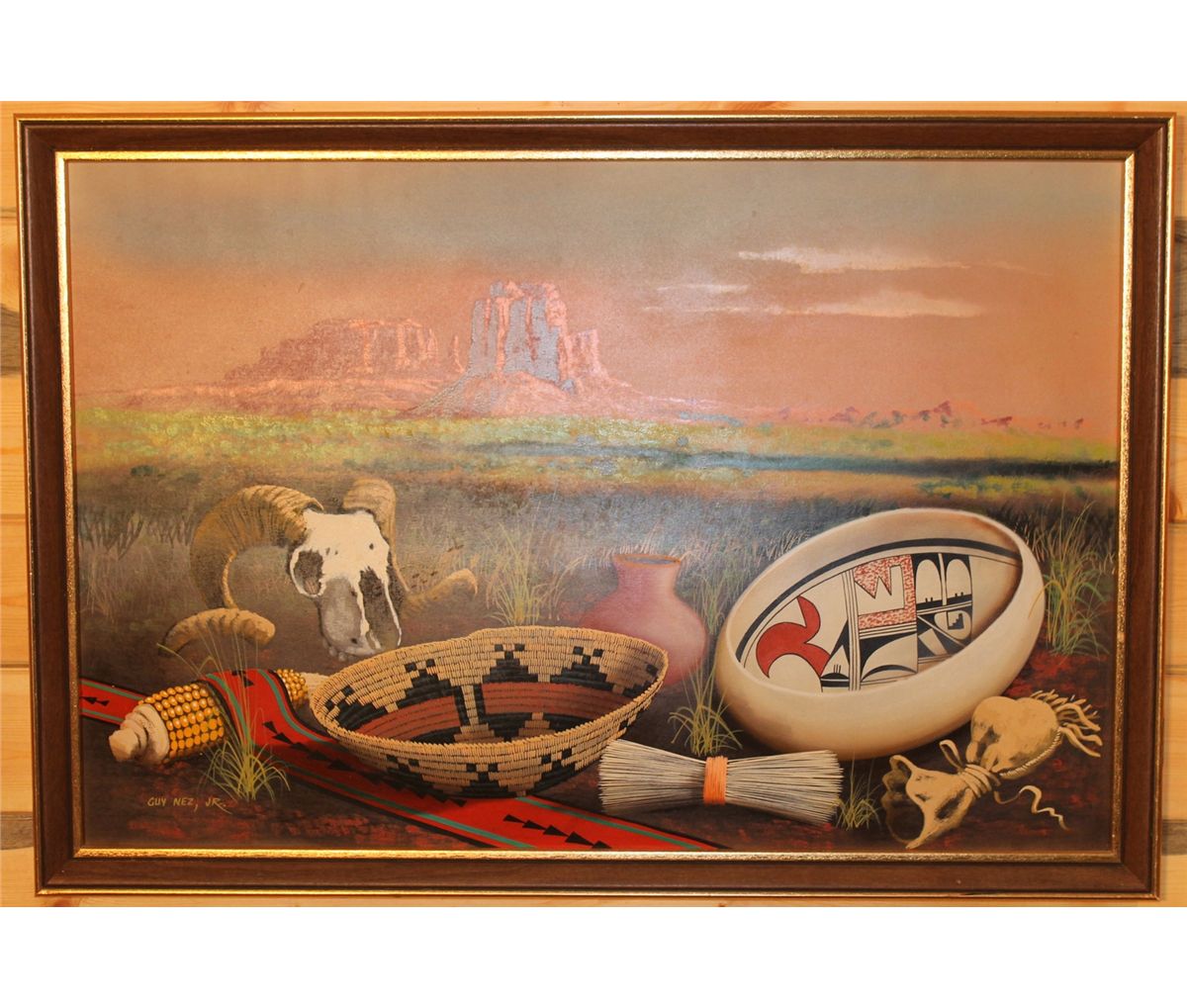 Guy Nez Jr. painting