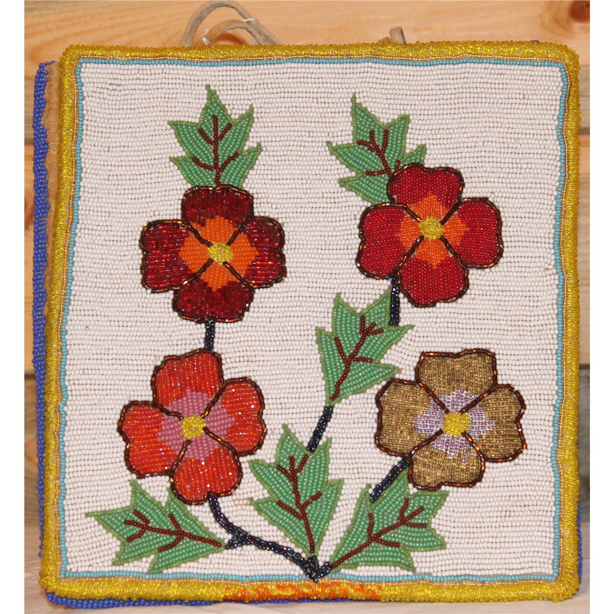 Old Crow double beaded bag