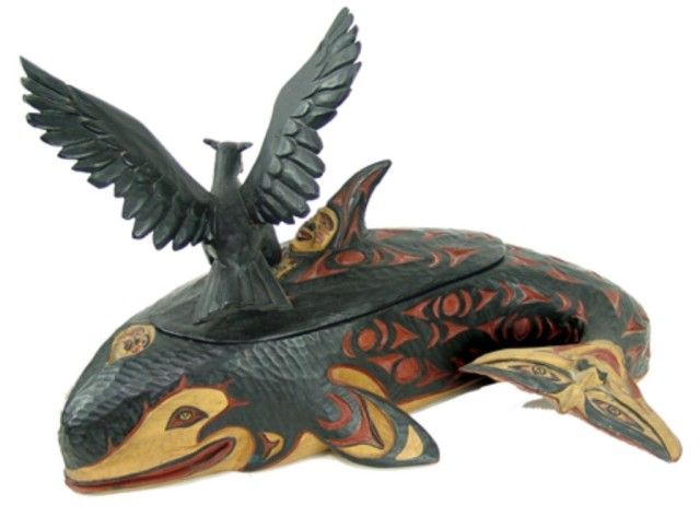 Northwest Coast Carved Bowl- Simon Charlie