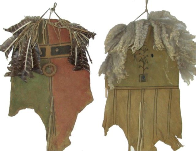 2 Navajo Dance Masks