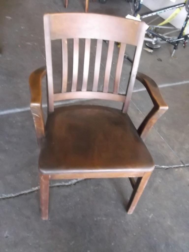 Wood Mission Style Captains chair