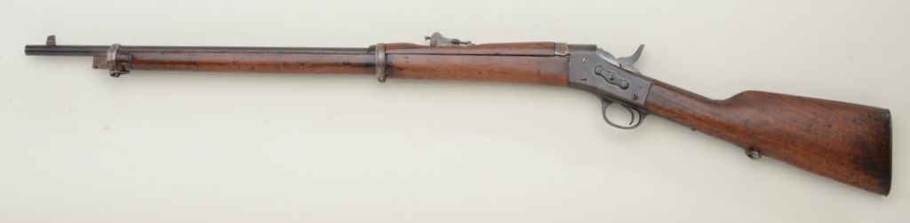 Remington rolling block single shot rifle, 7mm cal., 30” round barrel ...
