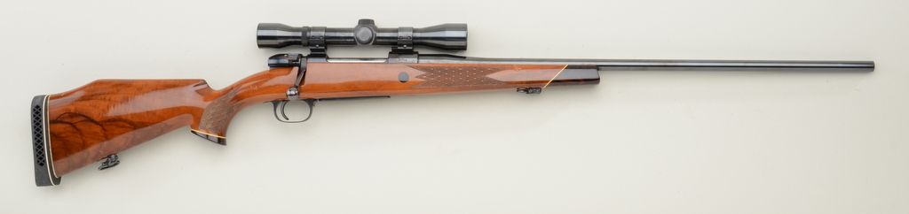 German-made Mauser Bauer bolt-action rifle, .375 H&H Mag. cal., 26 ...